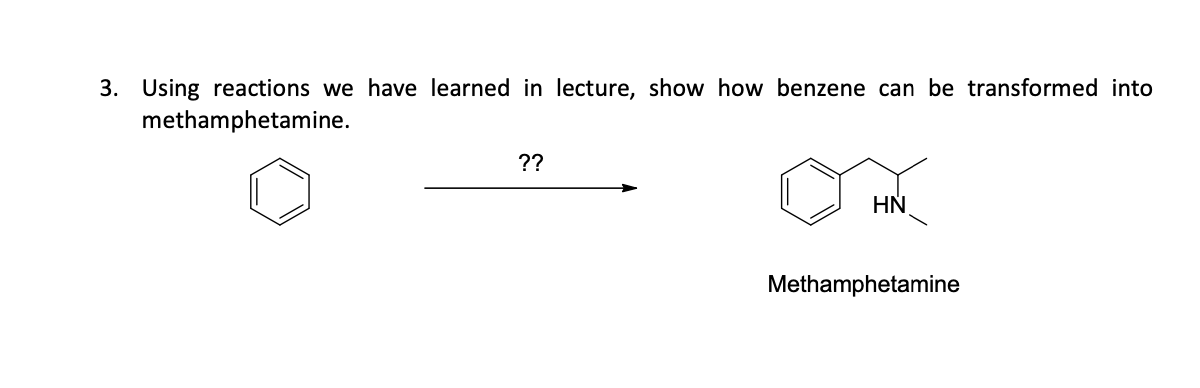 Solved 3. Using reactions we have learned in lecture, show | Chegg.com
