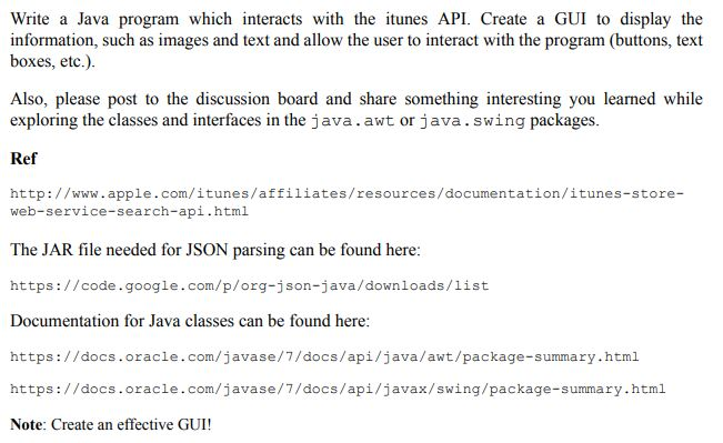 Java assignment utilizing Swing for Java and a little | Chegg.com