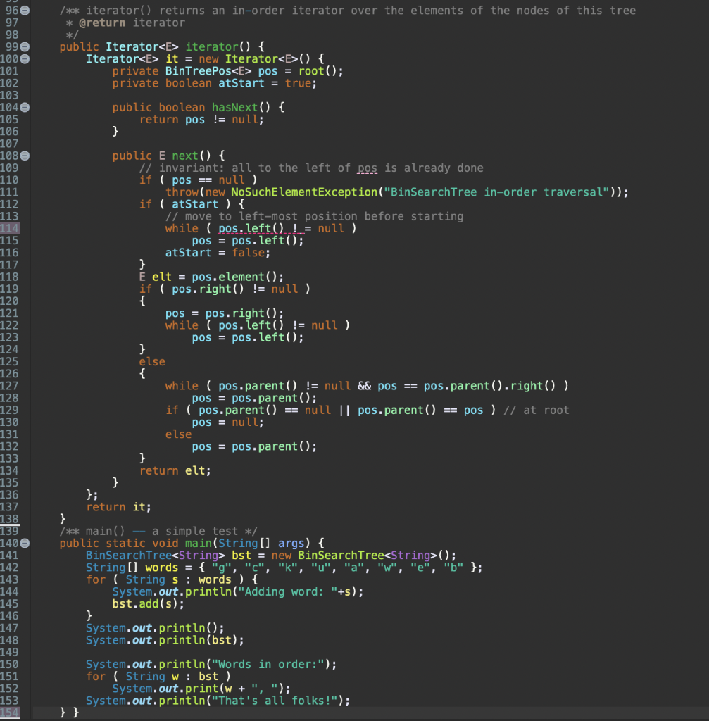 Solved I) AVLTreePos.Java - Return balance factor in | Chegg.com