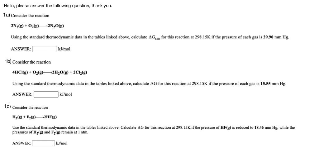 Solved Hello, please answer the following question, thank | Chegg.com