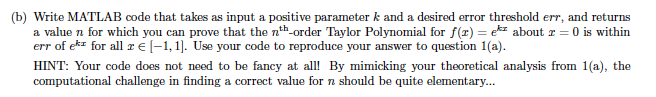 Solved Please I need help with writing this matlab code for | Chegg.com