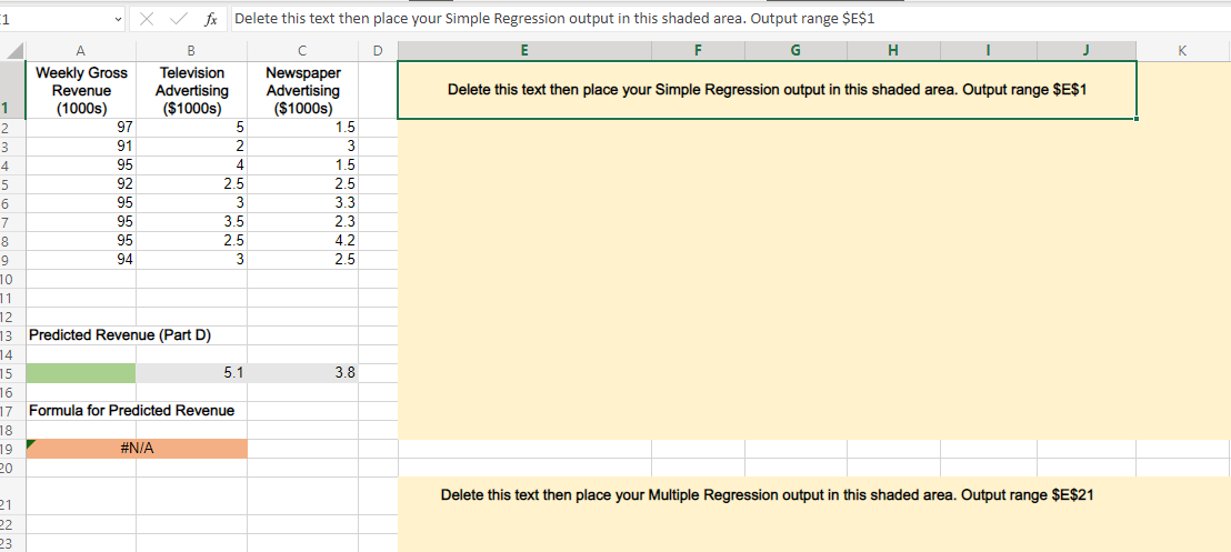 the XLMiner Analysis ToolPak to perform your | Chegg.com