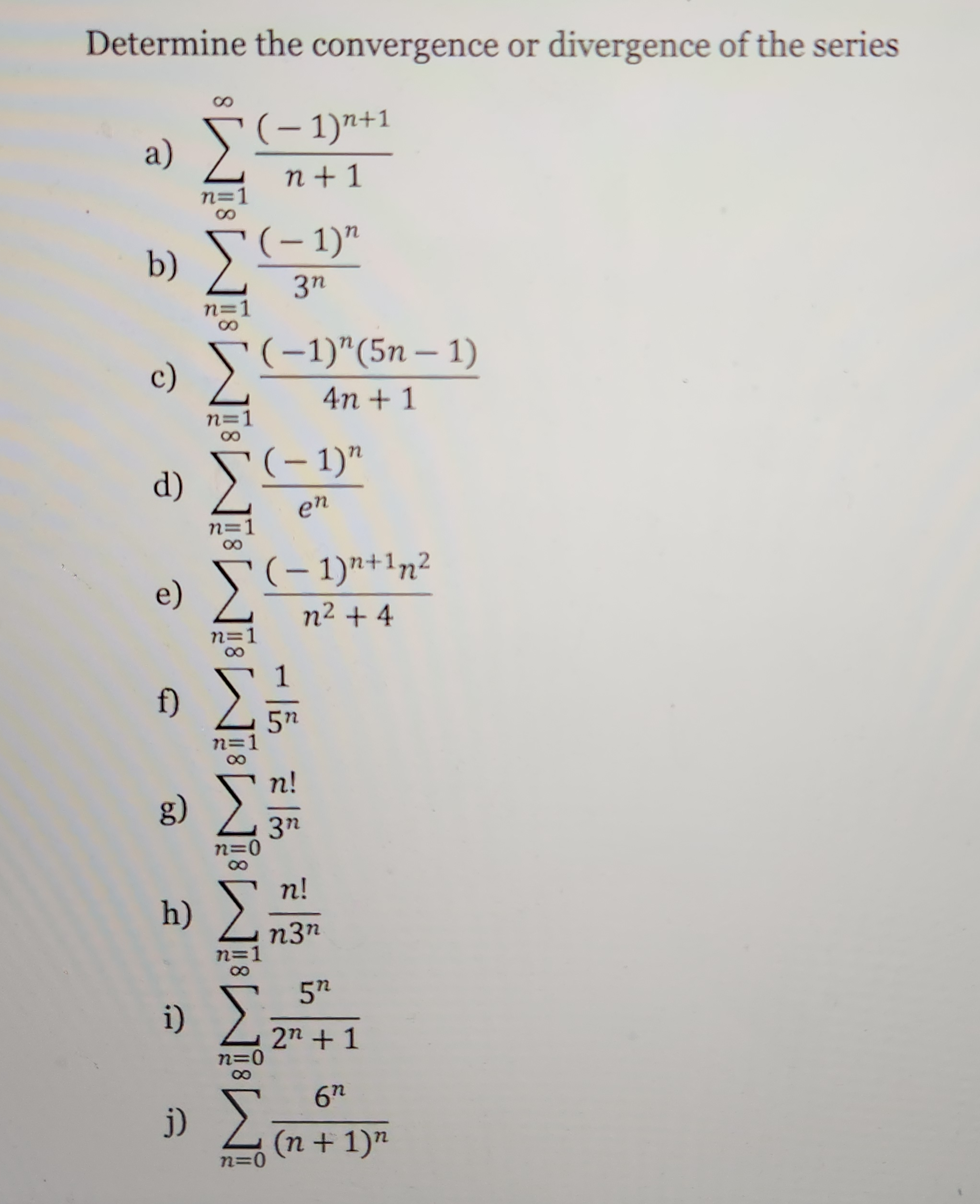 Solved Alternating series and ratio testDetermine the | Chegg.com