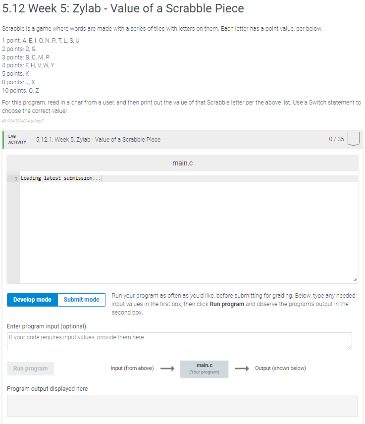 Solved Scrabble is a game where words are made with a series | Chegg.com
