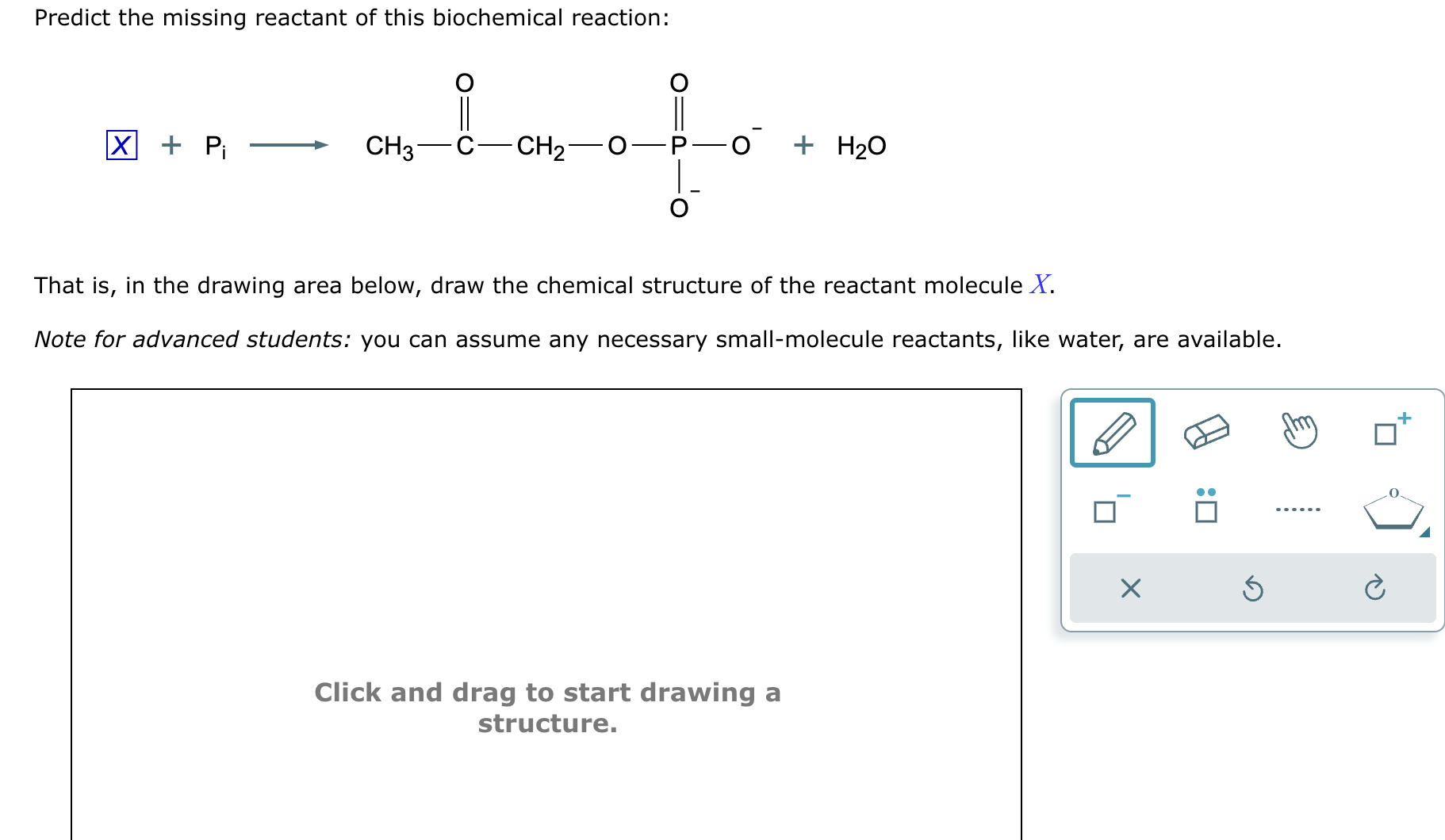 Solved Predict the missing reactant of this biochemical | Chegg.com