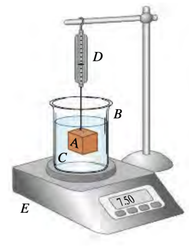 Solved Block A in the figure hangs by a cord from spring | Chegg.com