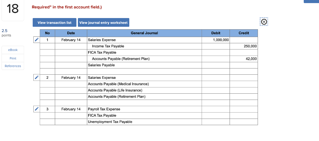 Solved 18 Problem 8 4A Record Payroll LO8 3 2 5 Points Chegg solved-18-problem-8-4a-record-payroll-lo8-3-2-5-points-chegg