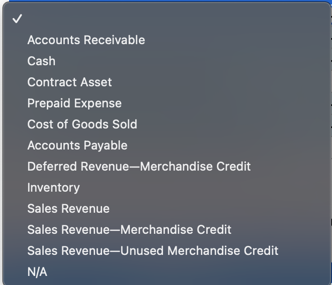 Solved Accounts Receivable Cash Contract Asset Prepaid | Chegg.com