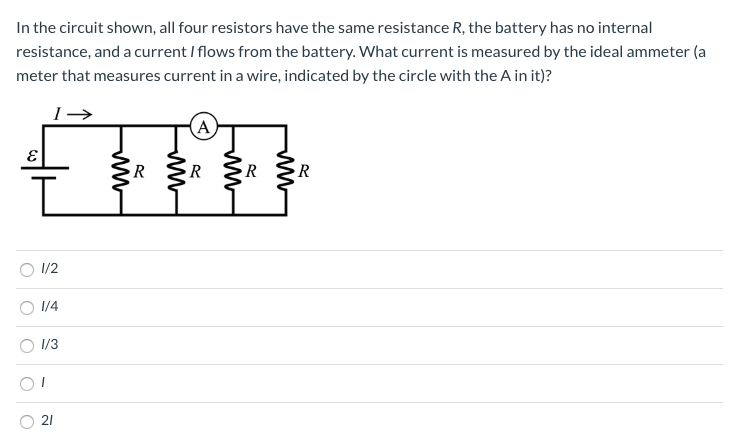 Solved In the circuit shown, all four resistors have the | Chegg.com