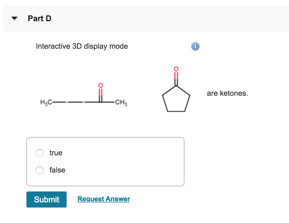 Solved Interactive 3D display mode are structural isomers. | Chegg.com