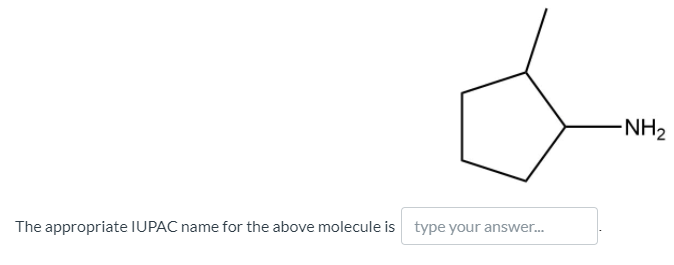 Solved -NH2 The appropriate IUPAC name for the above | Chegg.com