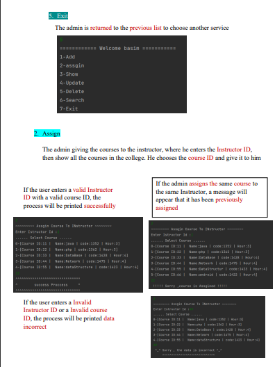 Solved Using the Java language The system is a management | Chegg.com
