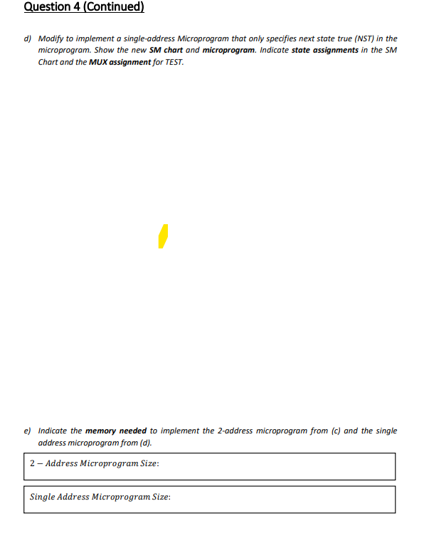 Solved SM Charts and Microprogramming: Consider the | Chegg.com