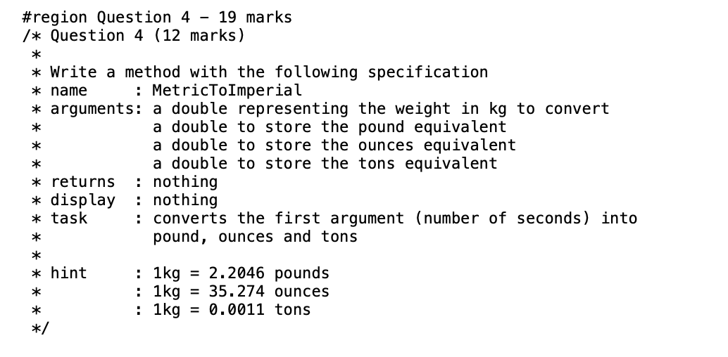 Solved Please help ASAP on Q4. Its C# coding. | Chegg.com