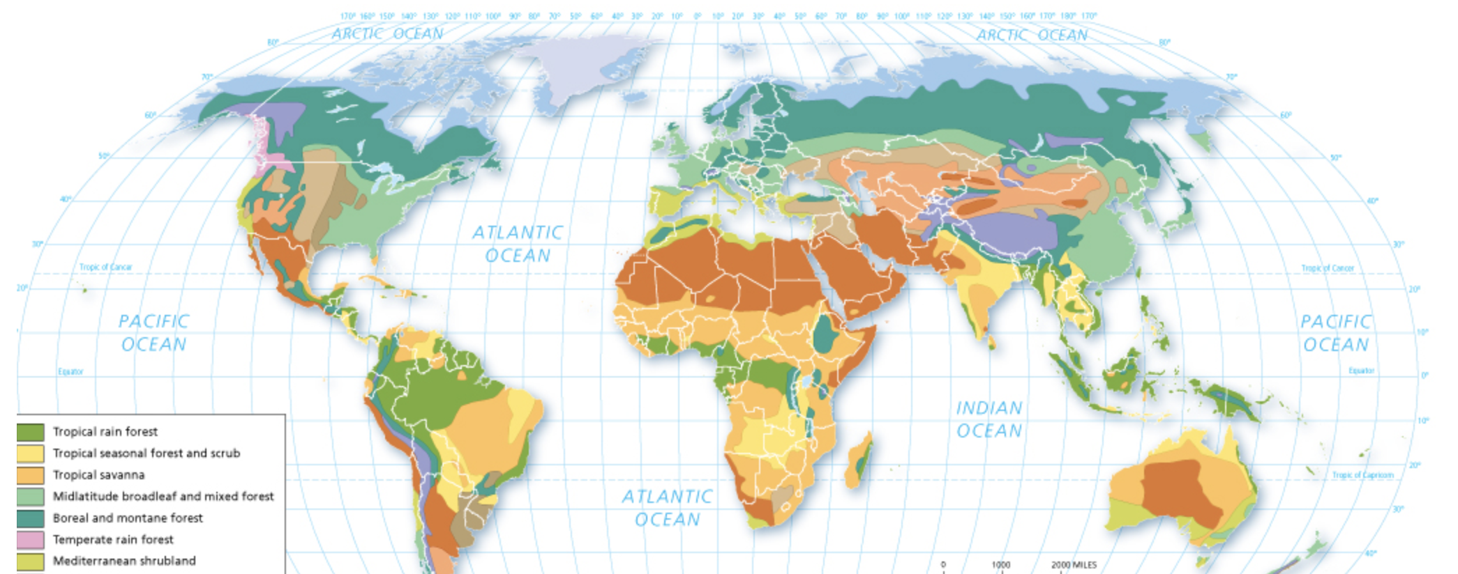 Solved Part B - Biomes of Dry and Microthermal Climates | Chegg.com