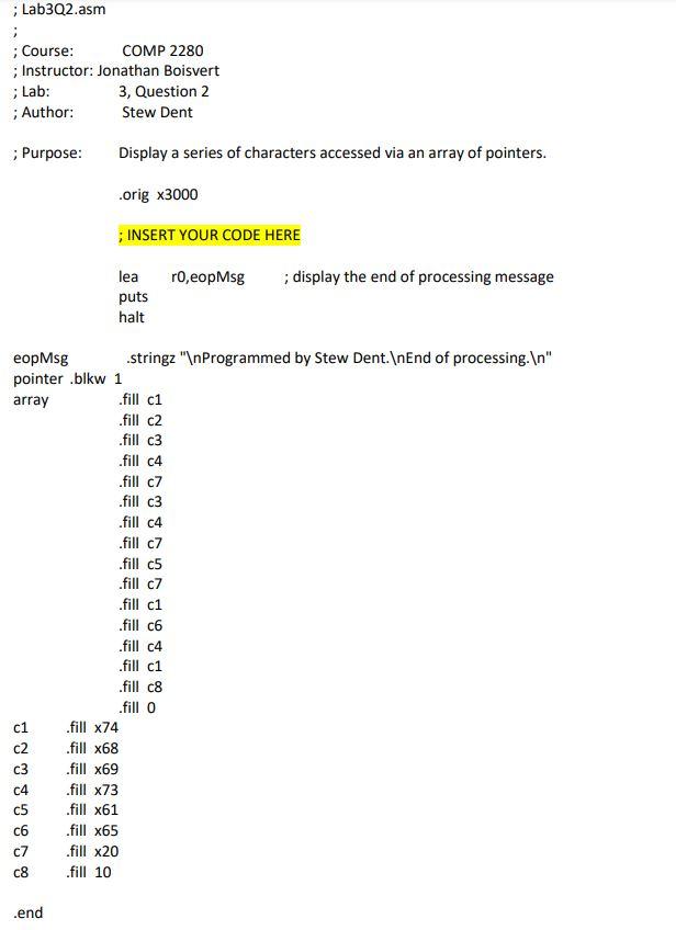 Finish the skeleton program given on the following | Chegg.com