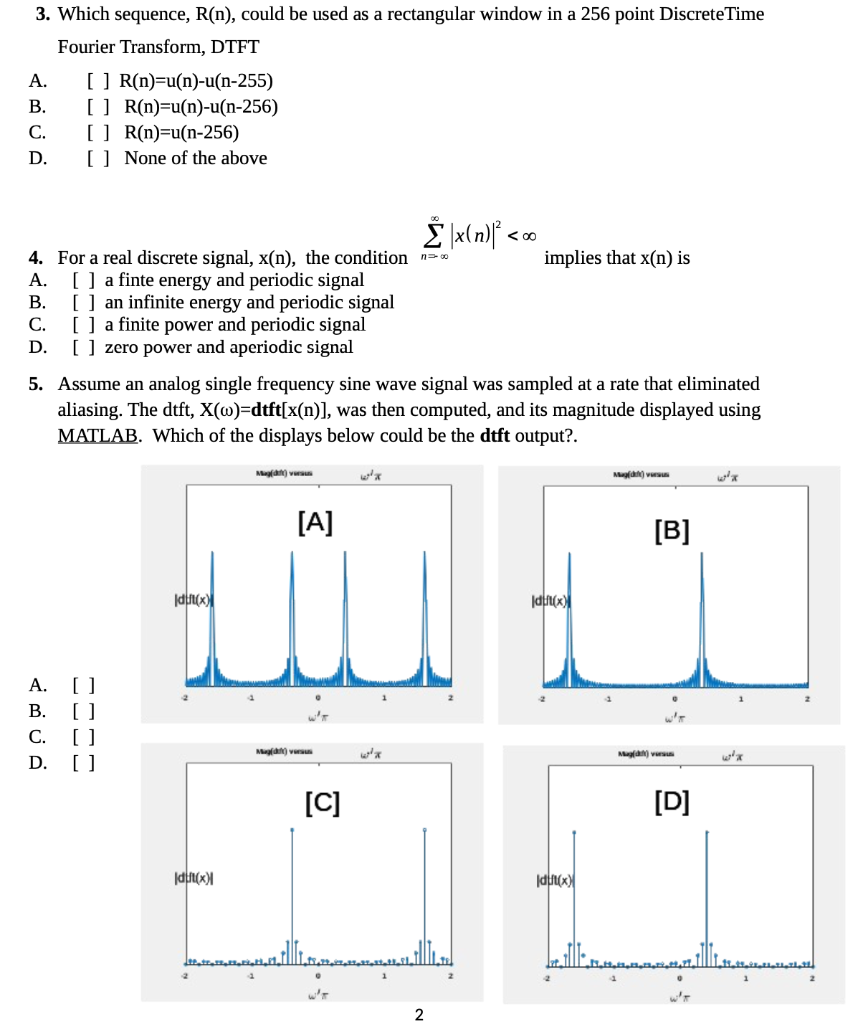 Solved 3. Which sequence, R(n), could be used as a | Chegg.com