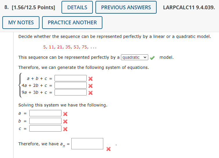 Solved Decide whether the sequence can be represented | Chegg.com