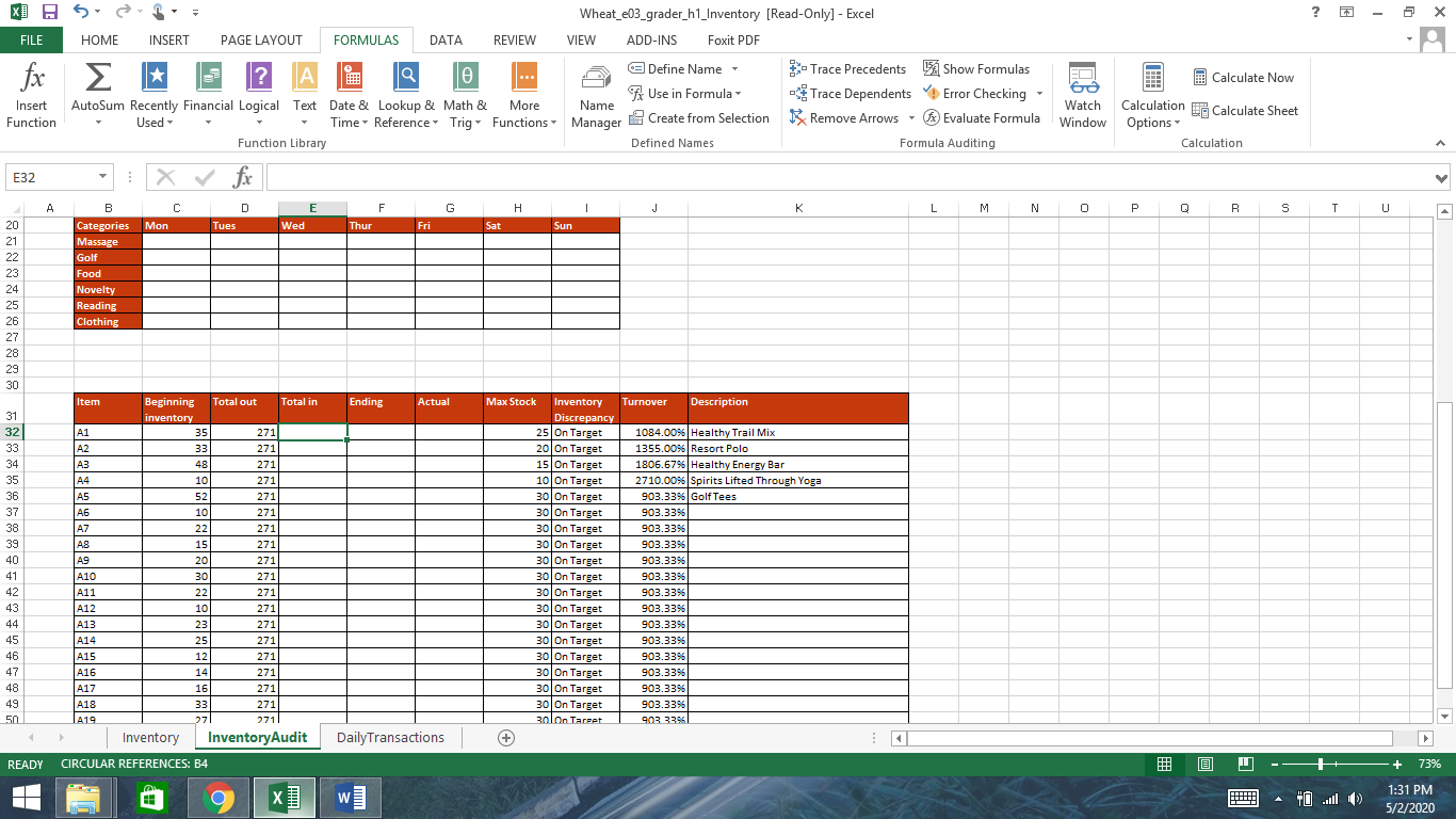 Solved ? - . X X AutoSum47 H Insert Delete Format Fill- | Chegg.com