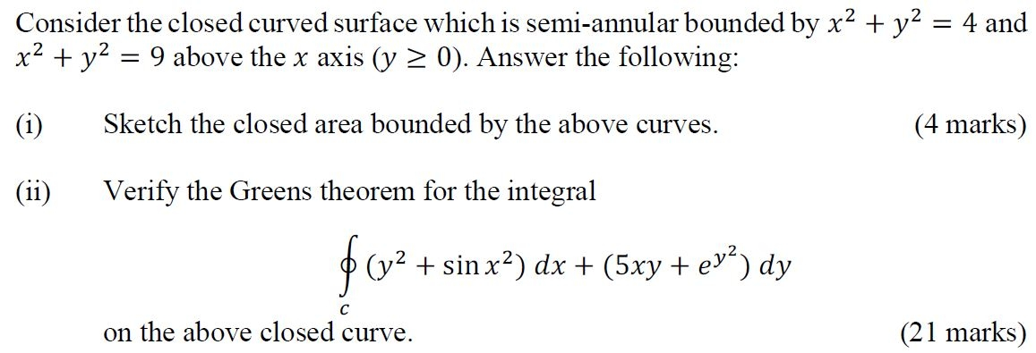 Solved Consider the closed curved surface which is | Chegg.com