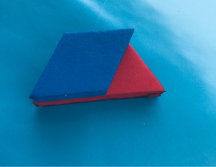 Solved If the red trapezoid is one whole, name the fraction | Chegg.com