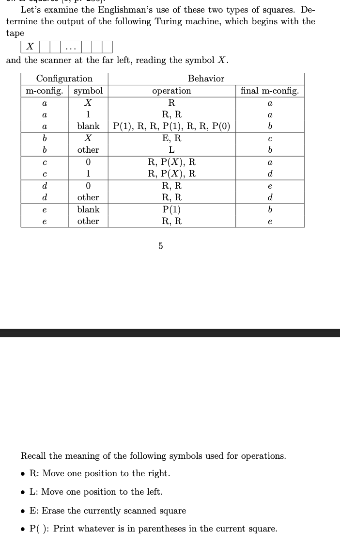Solved 2 Turing Machines: Induction and Recursion The logic | Chegg.com
