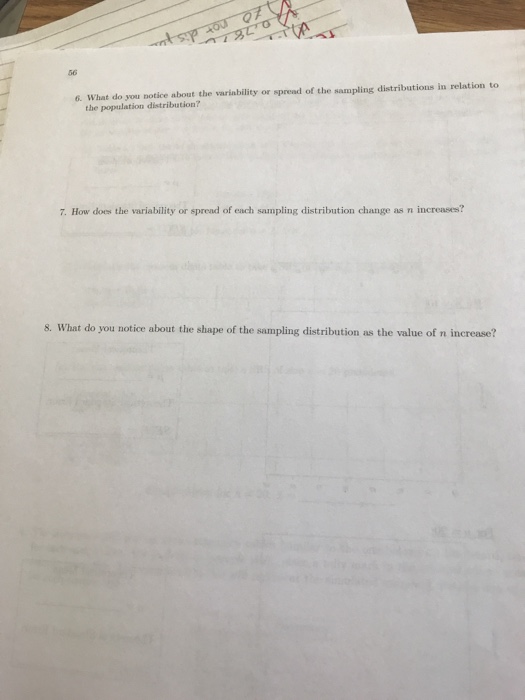 Solved 53 5.3 Activity 12: Sampling Distributions Objective | Chegg.com