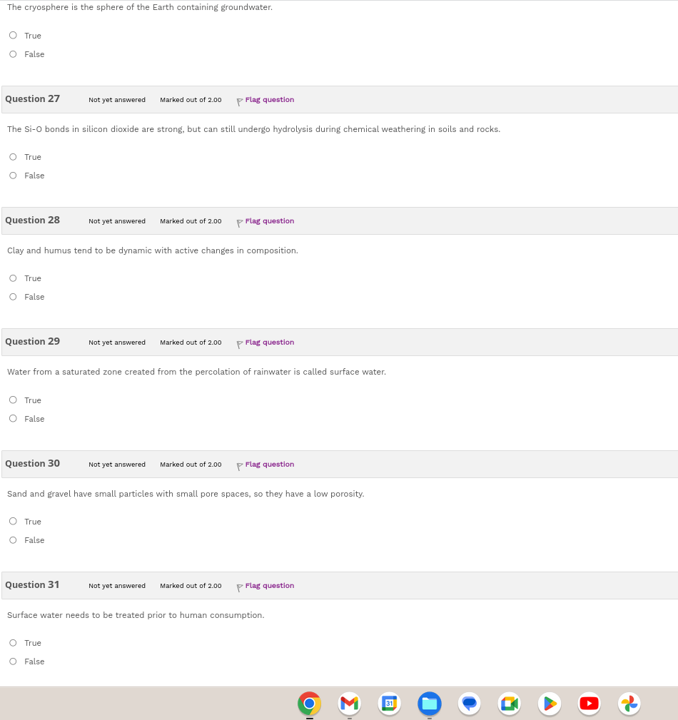 Solved True False Question 27 The Si-O bonds in silicon | Chegg.com