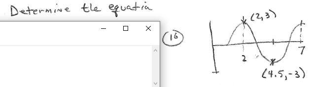 Solved Determine the equatia (2,3) x 16 7 2 (4.5,-3) | Chegg.com