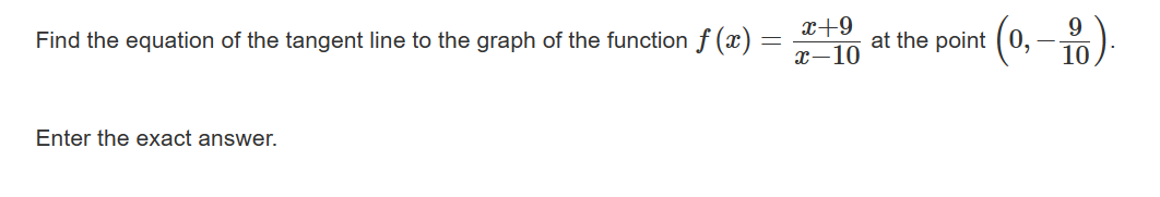 Solved Find the equation of the tangent line to the graph of | Chegg.com