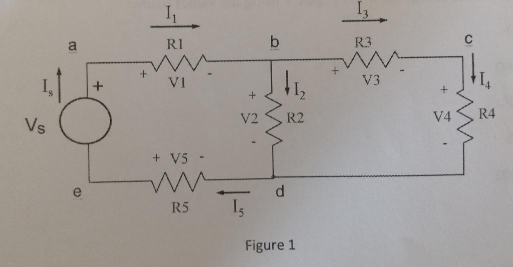 Solved Apply KVL and KCL to find the current and voltages of | Chegg.com