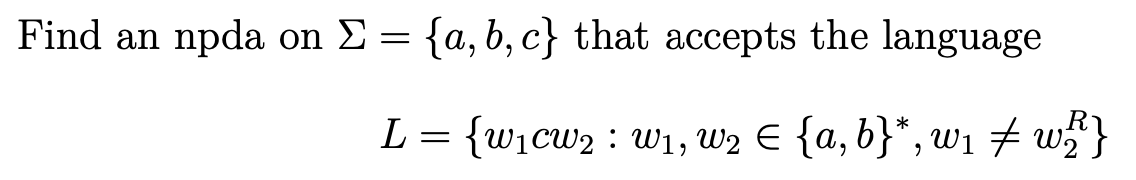 Solved Find an npda on Σ={a,b,c} ﻿that accepts the | Chegg.com