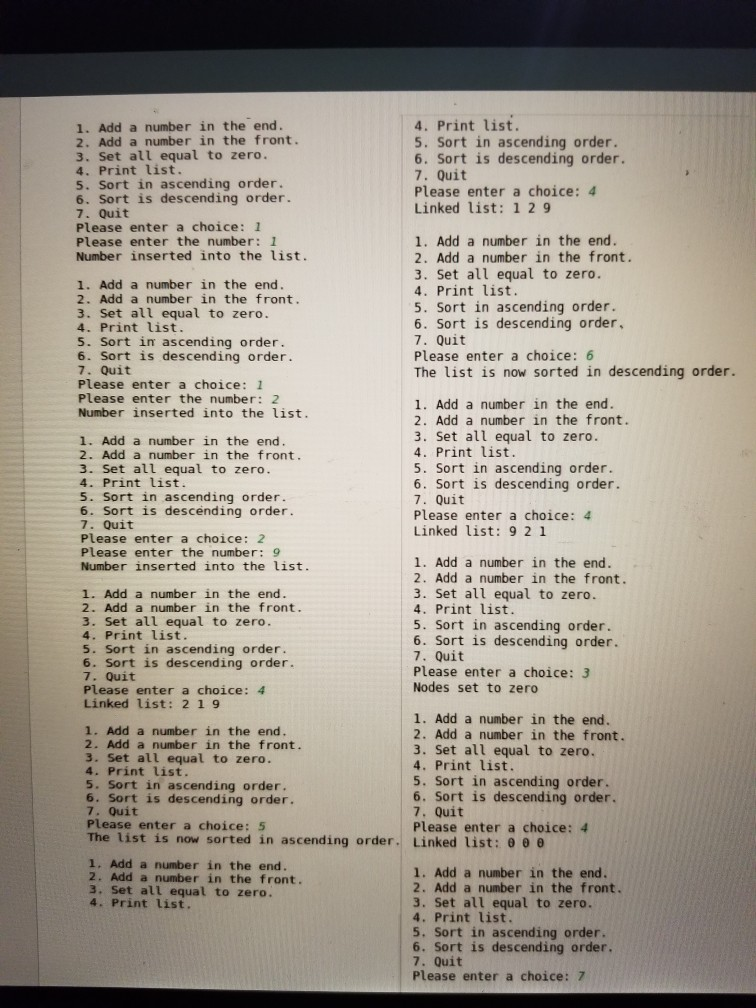 Solved Objectives: Understanding singly linked lists e | Chegg.com