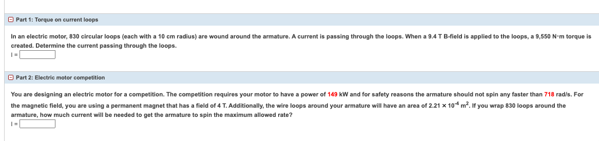 Solved created. Determine the current passing through the | Chegg.com