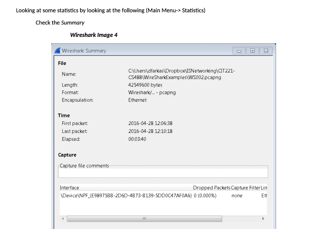 Solved Wireshark Image 3 WS002.pcapng (Wireshark 2.0.2 | Chegg.com