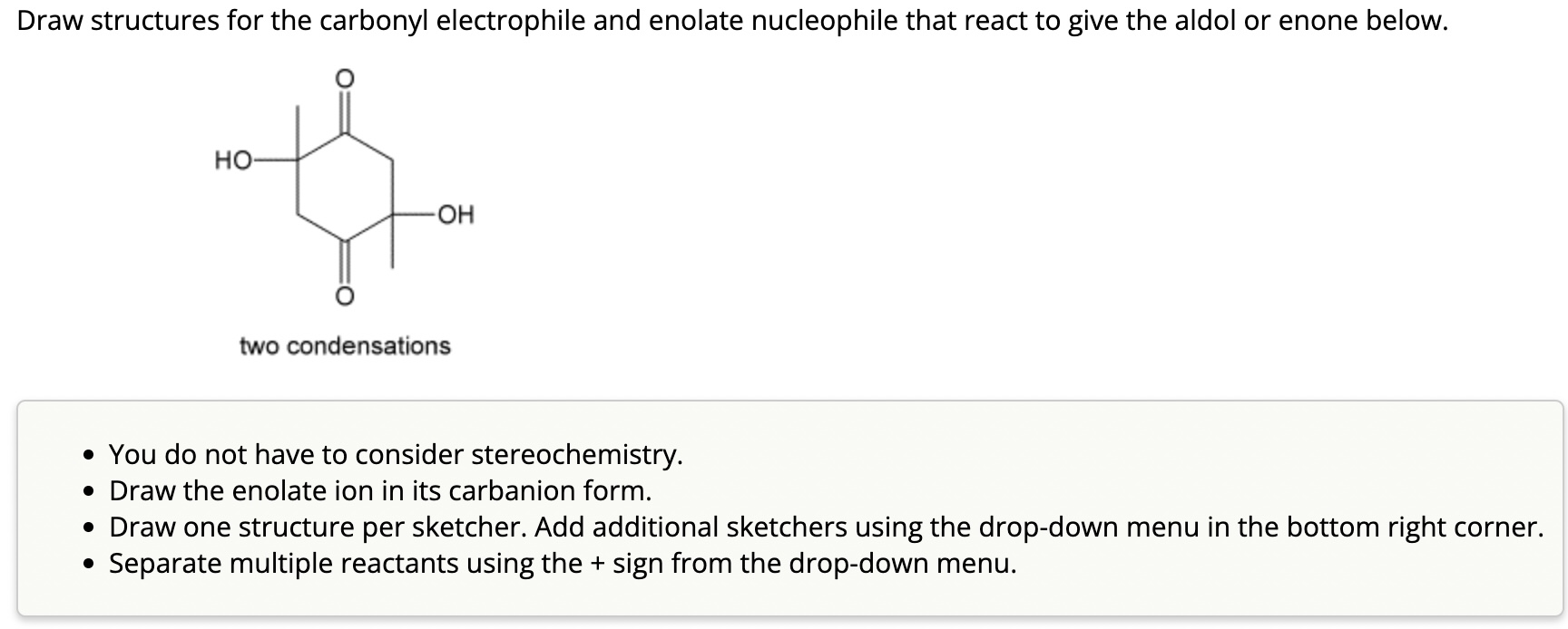 Solved You Do Not Have To Consider Stereochemistry Draw
