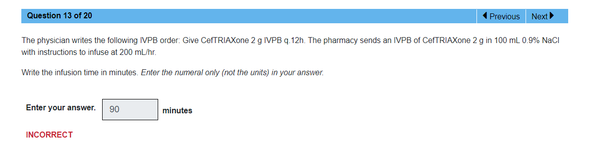 Solved The physician writes the following IVPB order: Give | Chegg.com