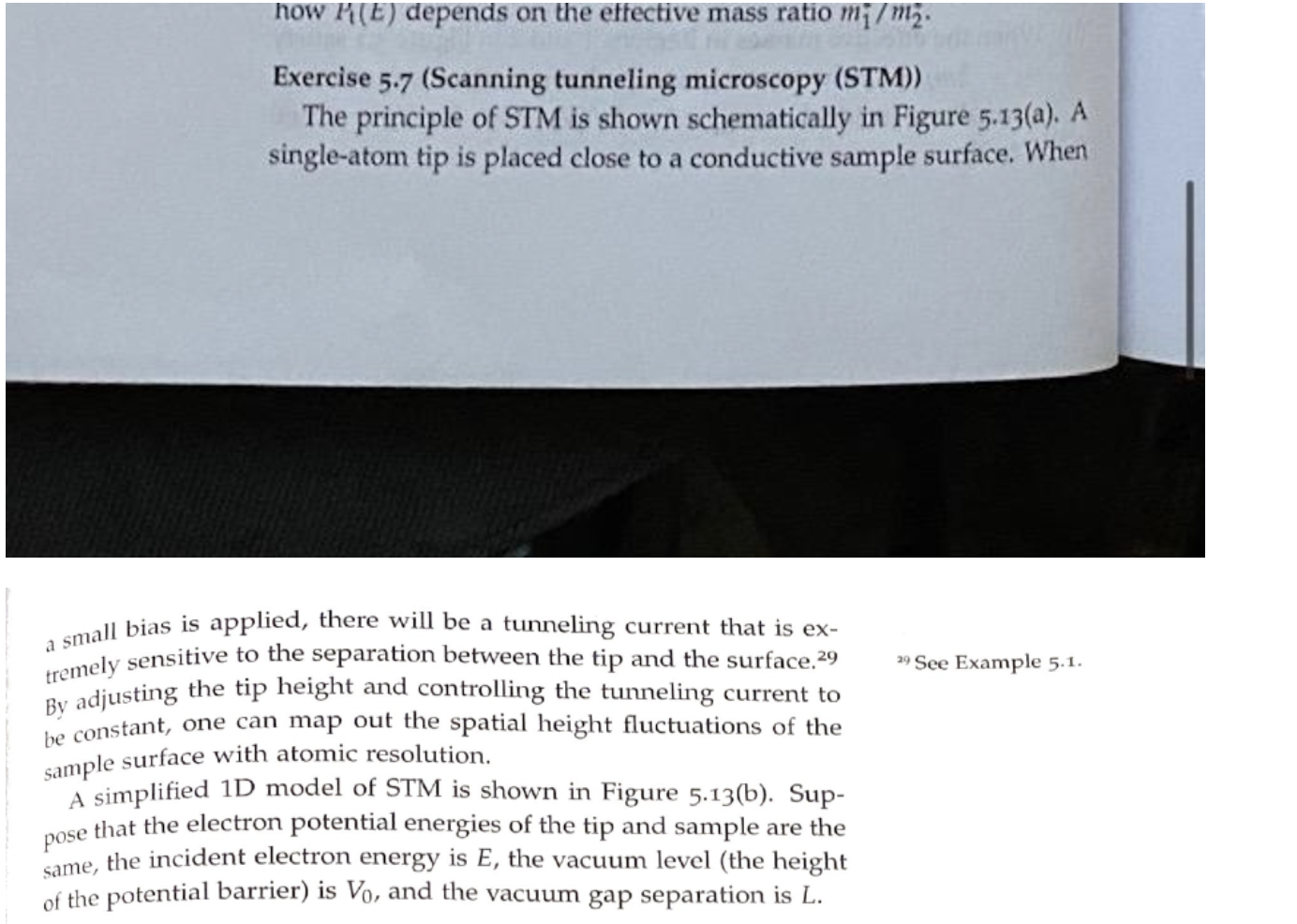 Solved Exercise 5.7 (Scanning tunneling microscopy (STM)) | Chegg.com