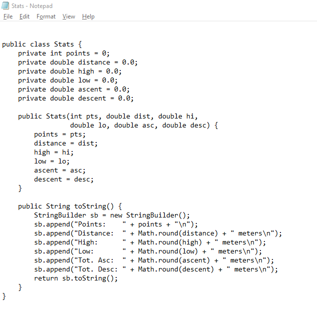 Solved Problem: Compute Geographical Path Statistics. | Chegg.com