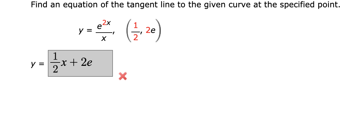 Solved Find an equation of the tangent line to the given | Chegg.com