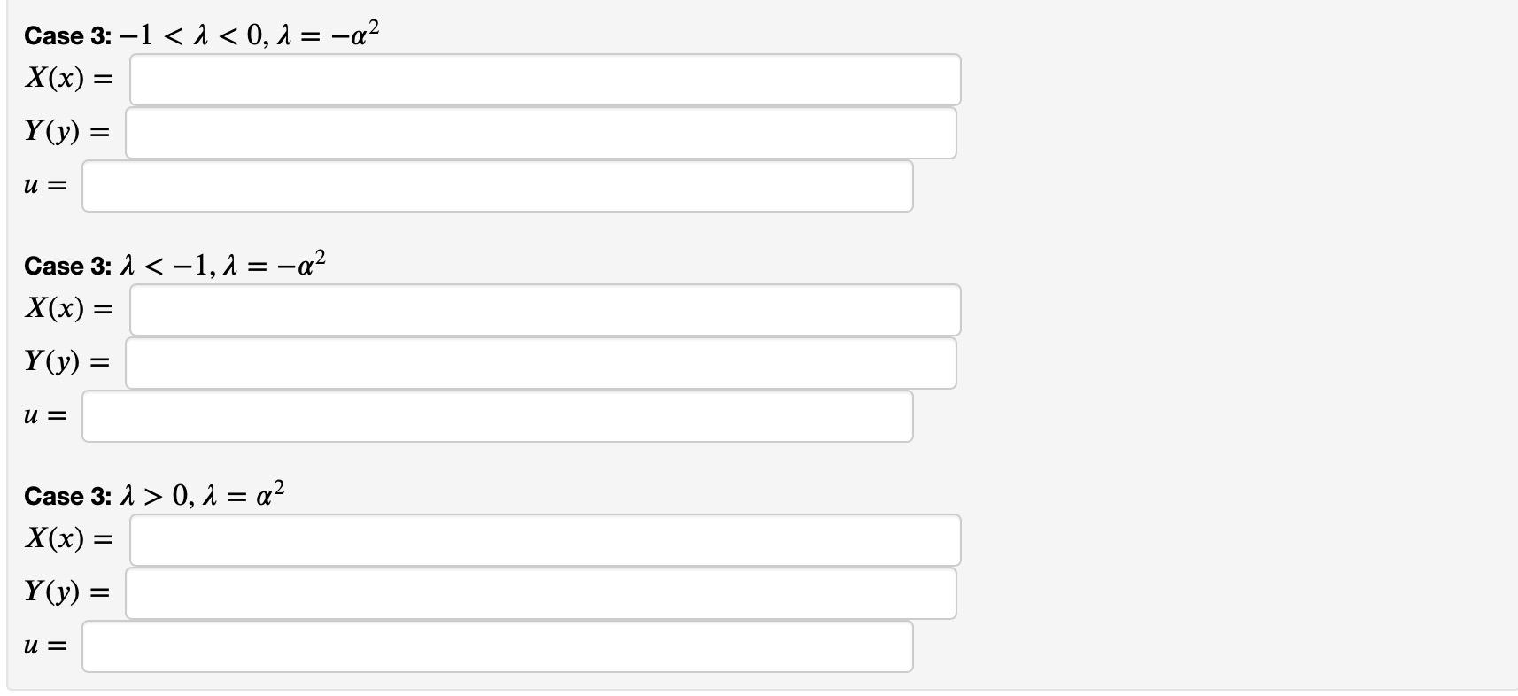 Solved (1 point) 2 is typed as lambda, a as alpha. Assume | Chegg.com