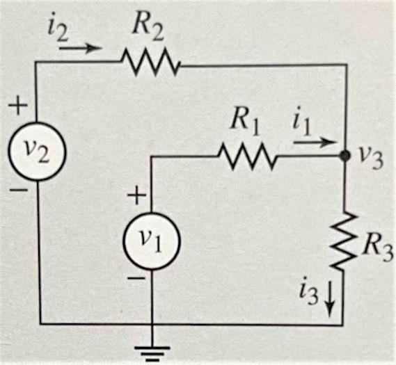 Solved In the figure, v1 and v2 produce v3. What is the | Chegg.com