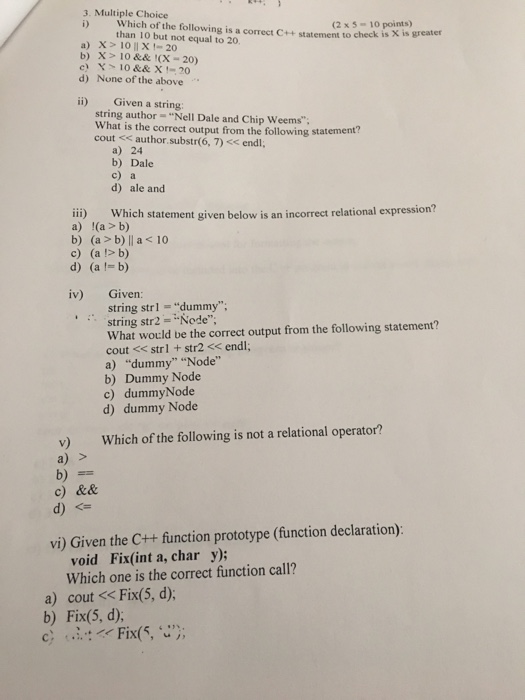 Solved 3. Multiple Choice Which of the following is a | Chegg.com