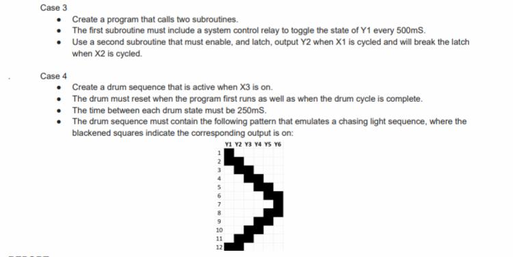Case 3 • Create a program that calls two subroutines. | Chegg.com