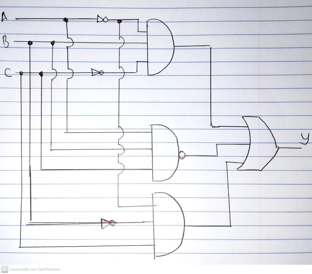 Solved For The Combinational Logic Circuit Determine