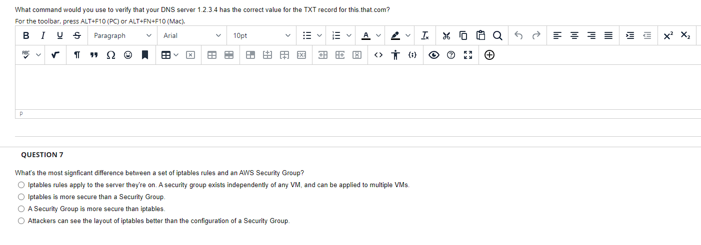Solved What command would you use to verify that your DNS | Chegg.com