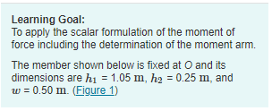 Solved Learning Goal: To apply the scalar formulation of the | Chegg.com