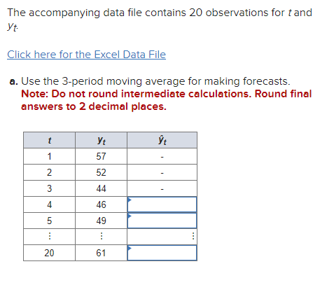 The accompanying data file contains 20 observations | Chegg.com