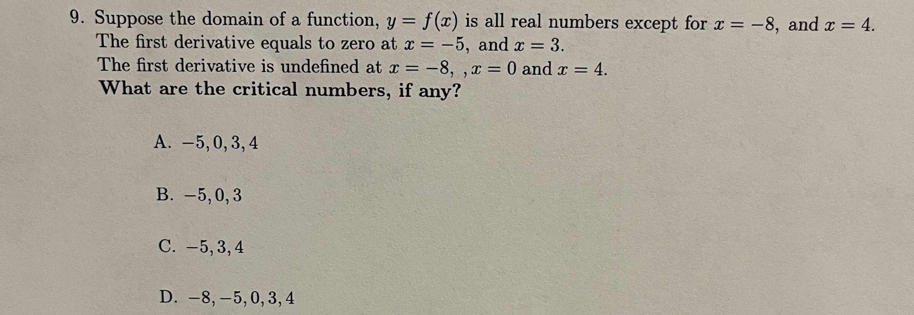 Solved Suppose the domain of a function, y=f(x) is all real | Chegg.com