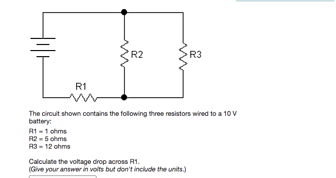 Solved R2 R3 R1 The circuit shown contains the following | Chegg.com